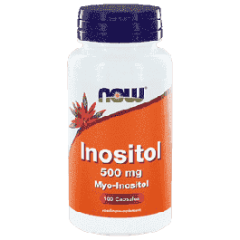 Inositol 500 mg - 100 veg. capsules - NOW Foods